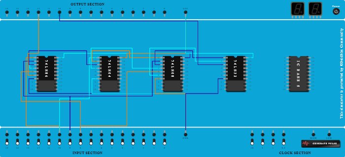Full Subtractor using basic gates by nisha | DeldSim - Online ...